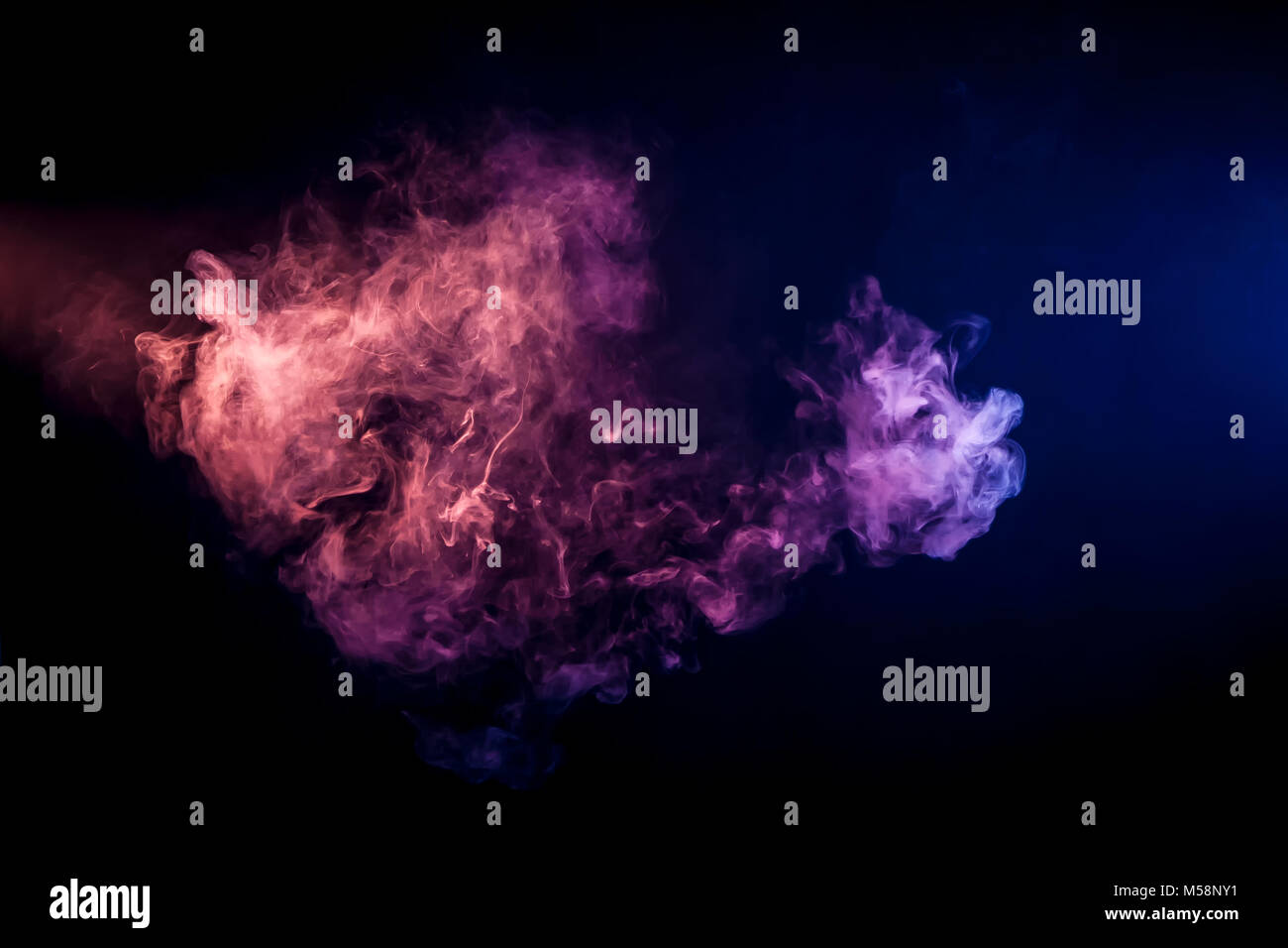 Cloud of smoke of pink isolated background. Background from the smoke ...