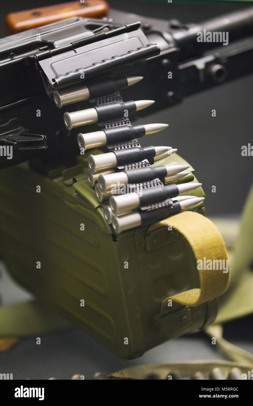 Machine Gun, automatic weapon Stock Photo - Alamy