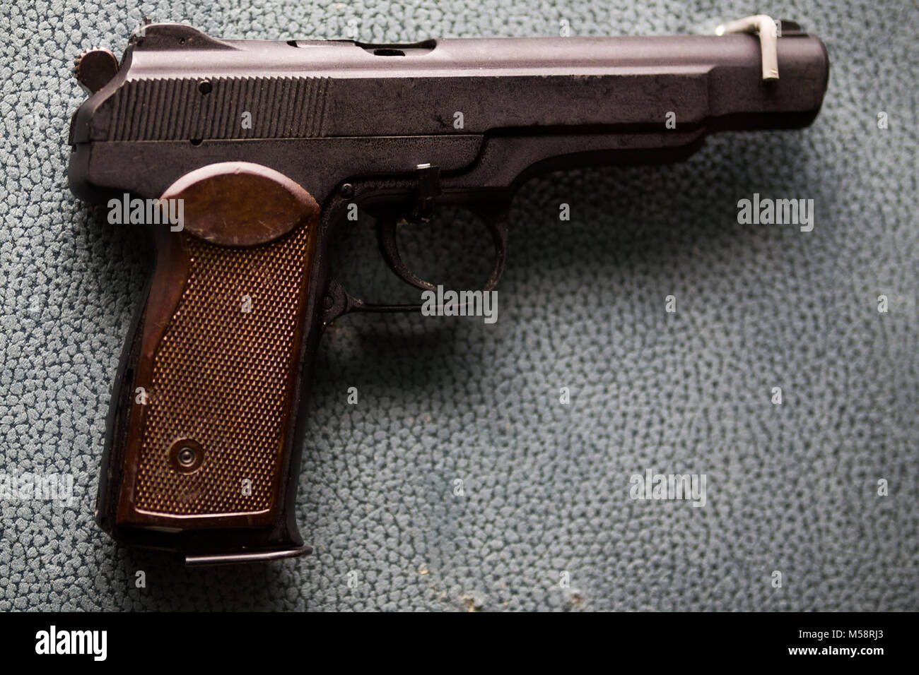 Russian military pistol - APS Stechkin - soviet weapon Stock Photo - Alamy