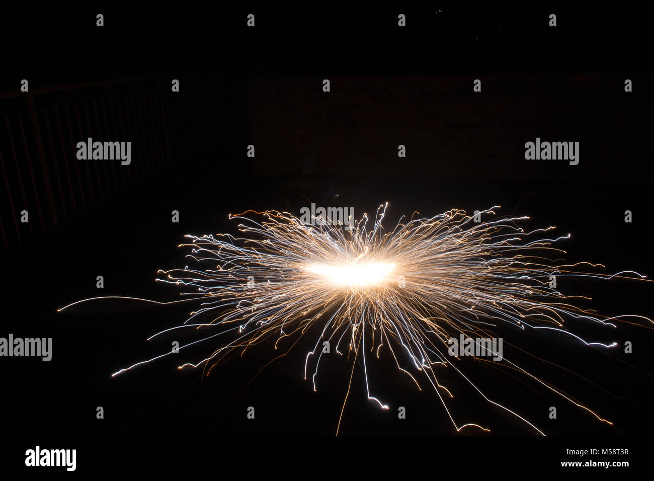 Fireworks sphere photographs, lights Stock Photo - Alamy