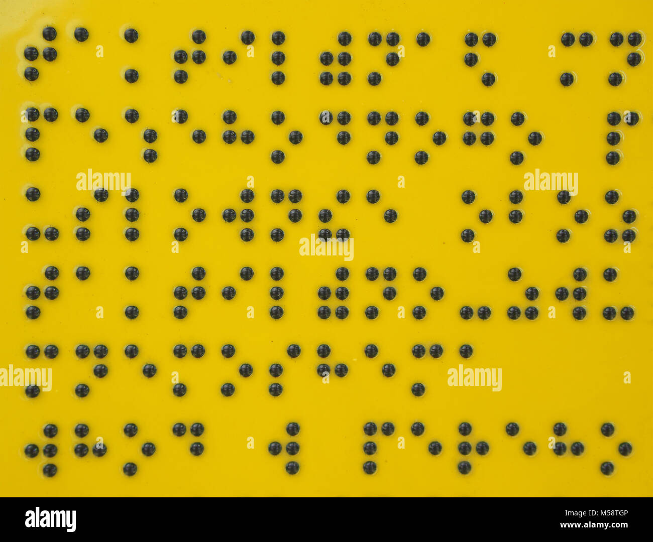 Braille reading help hi-res stock photography and images - Alamy