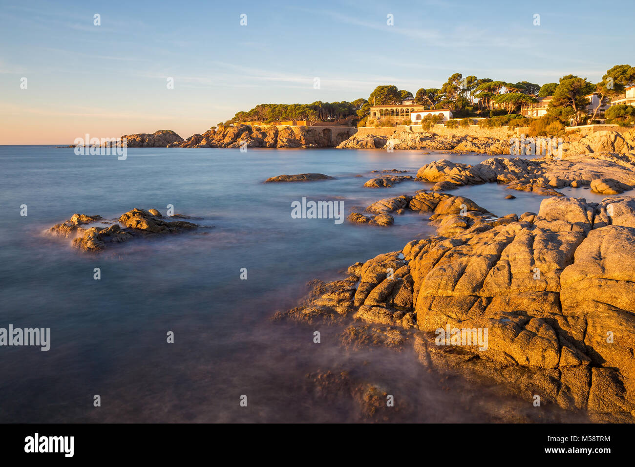 Nice detail from Costa Brava village Sagaro ( Catalonia) coastal in Spain Stock Photo - Alamy