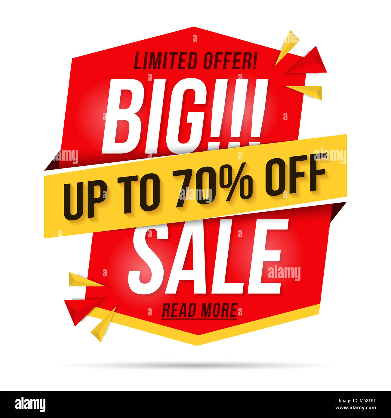 Big sale banner, modern red vertical banner for sale announcement ...