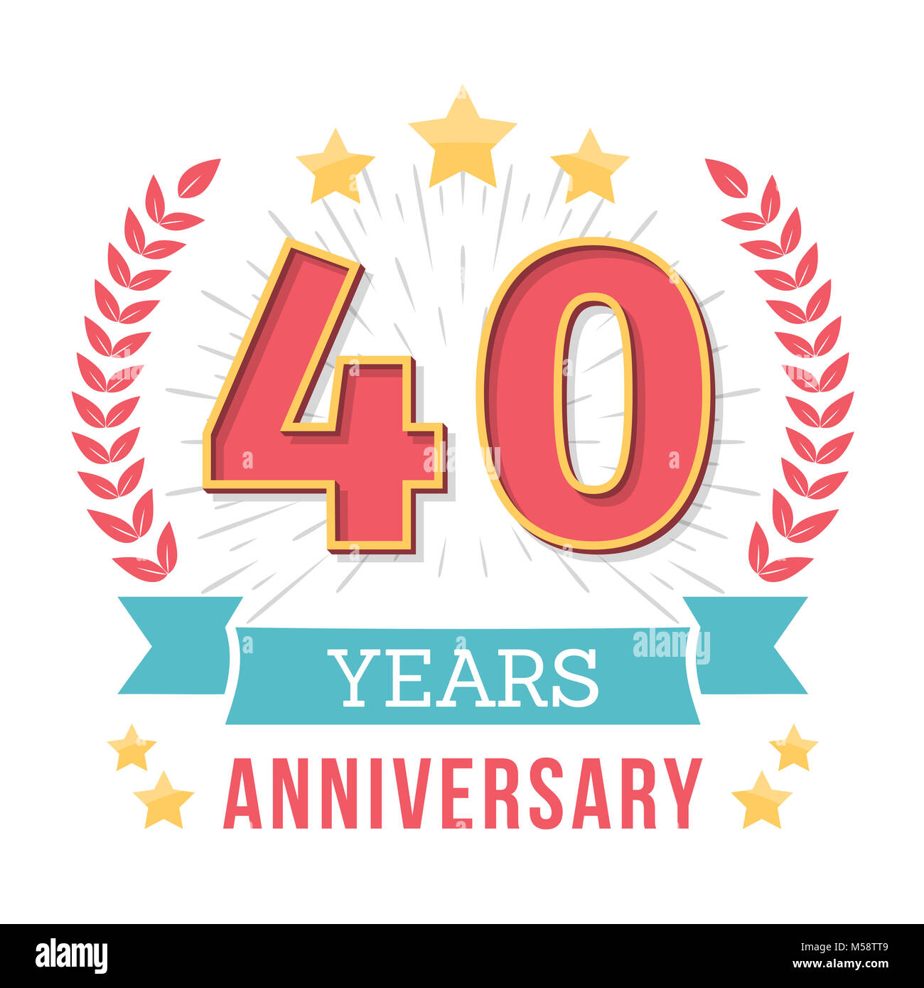 40th Anniversary Clip Art