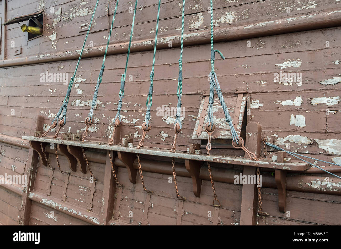 Melaka, Malaysia - August 01, 2015: Ship, Malacca Maritime Museum. The ...
