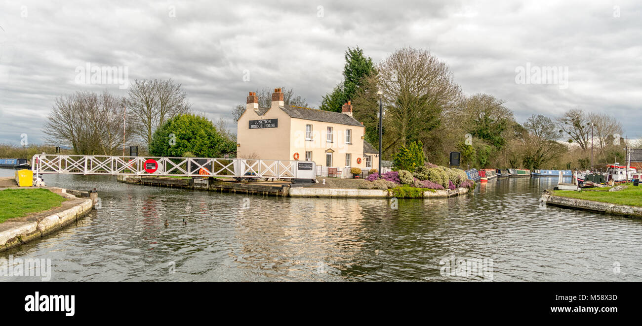 Gloucester-Sharpness Ship Canal, Saul Junction, Gloucestershire, UK ...