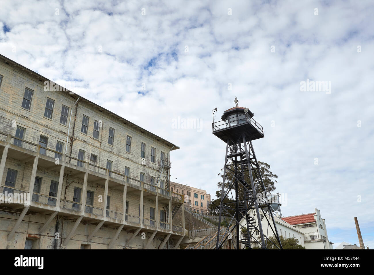 Alcatraz watch tower High Resolution Stock Photography and Images - Alamy
