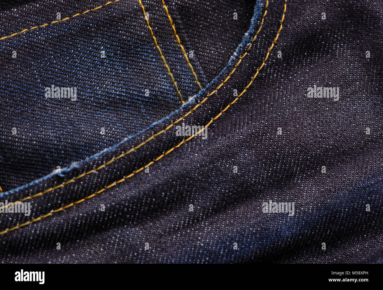 Denim Jeans pocket texture background Stock Photo - Alamy