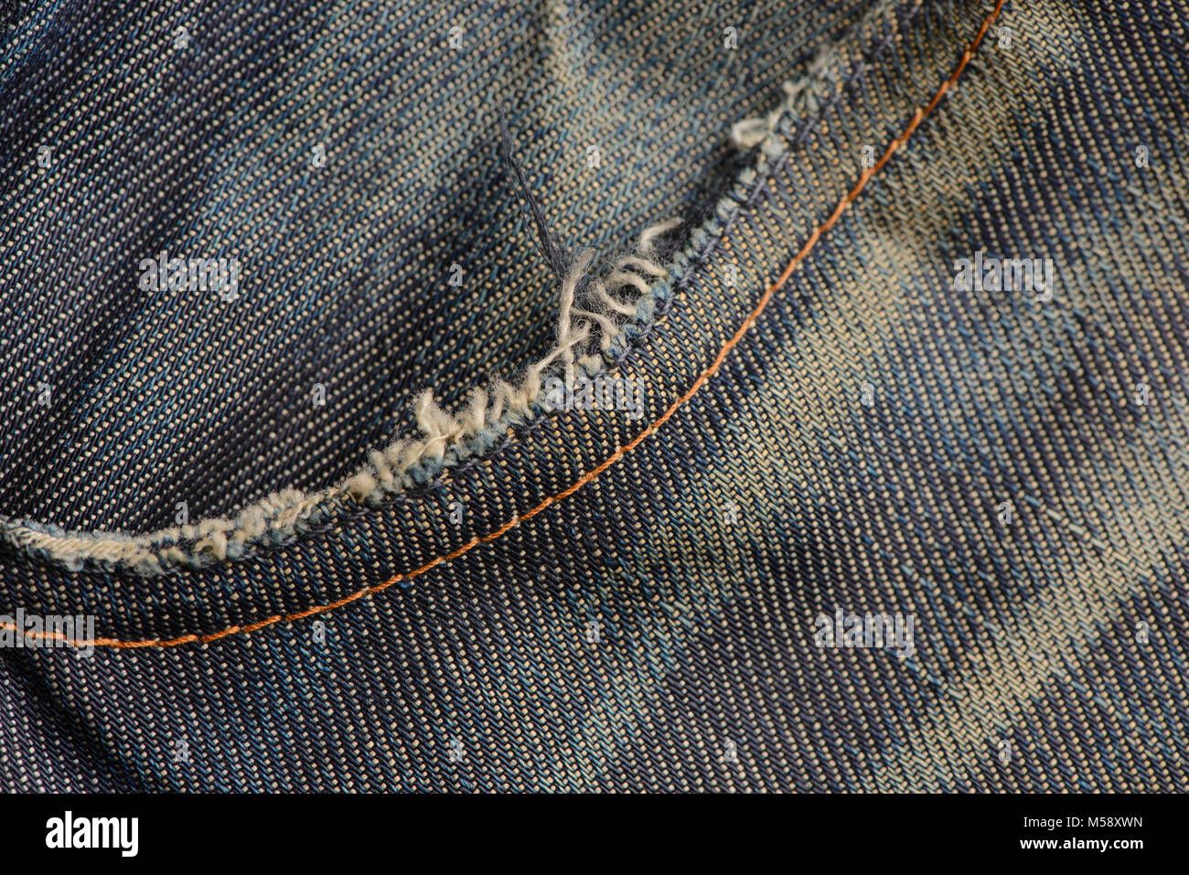 Old denim jeans hi-res stock photography and images - Alamy