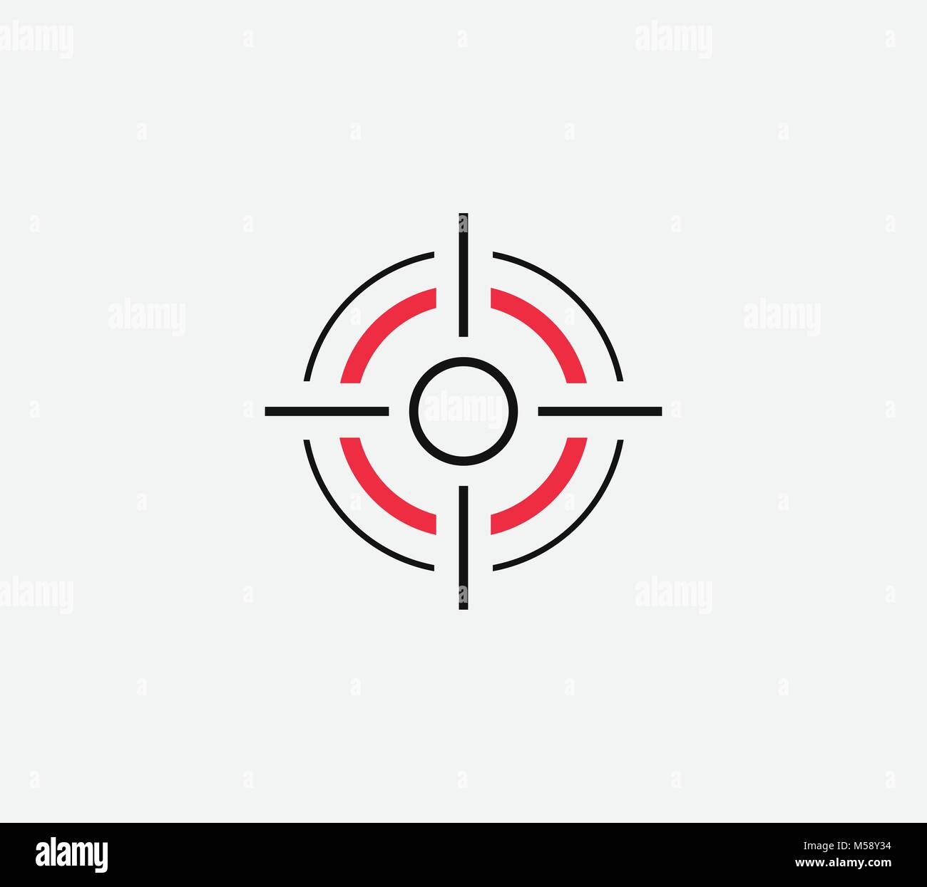 Gun Target Sign