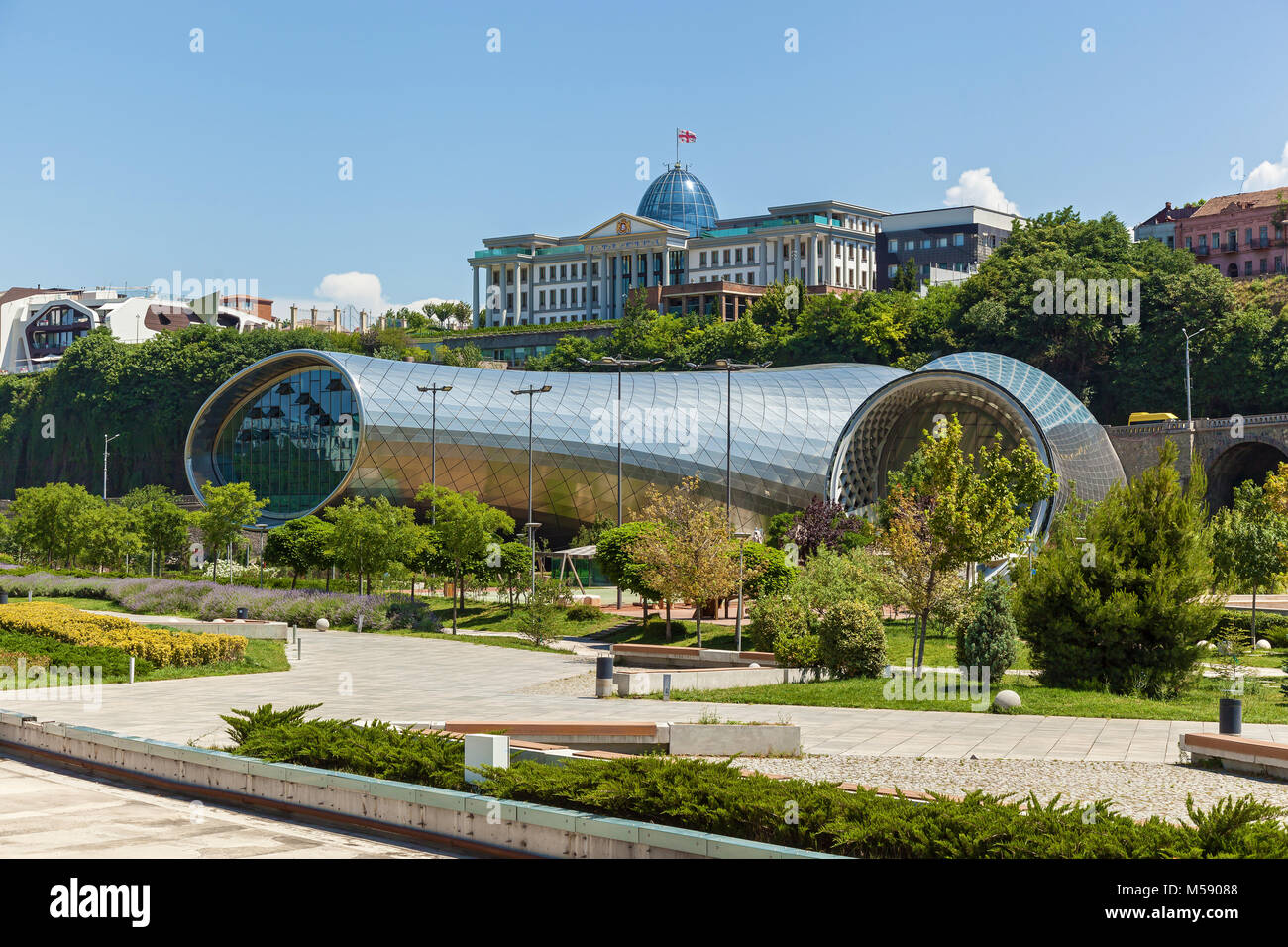 Concert Hall in Tbilisi Stock Photo - Alamy