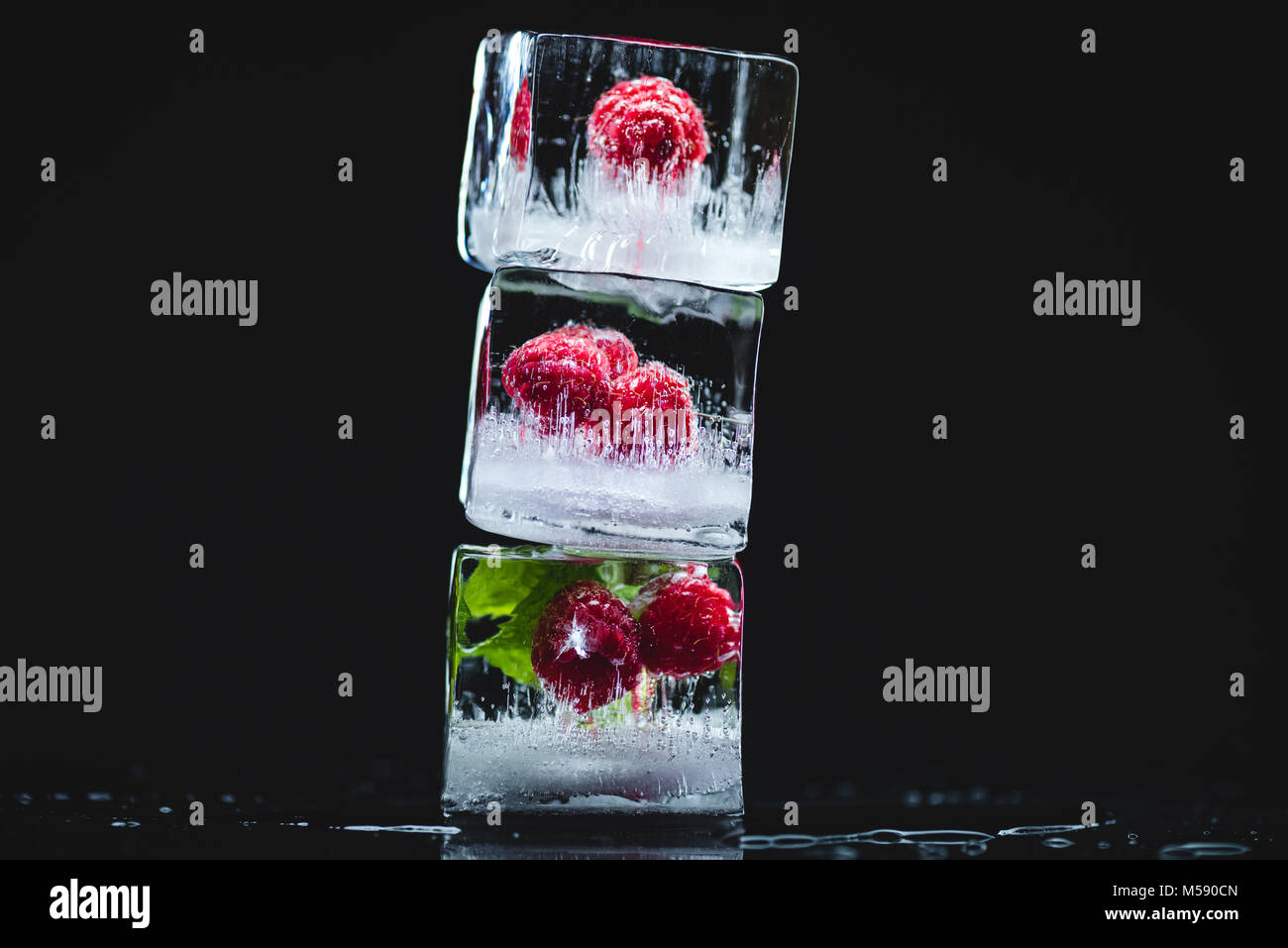 Frozen in ice cubes hi-res stock photography and images - Alamy