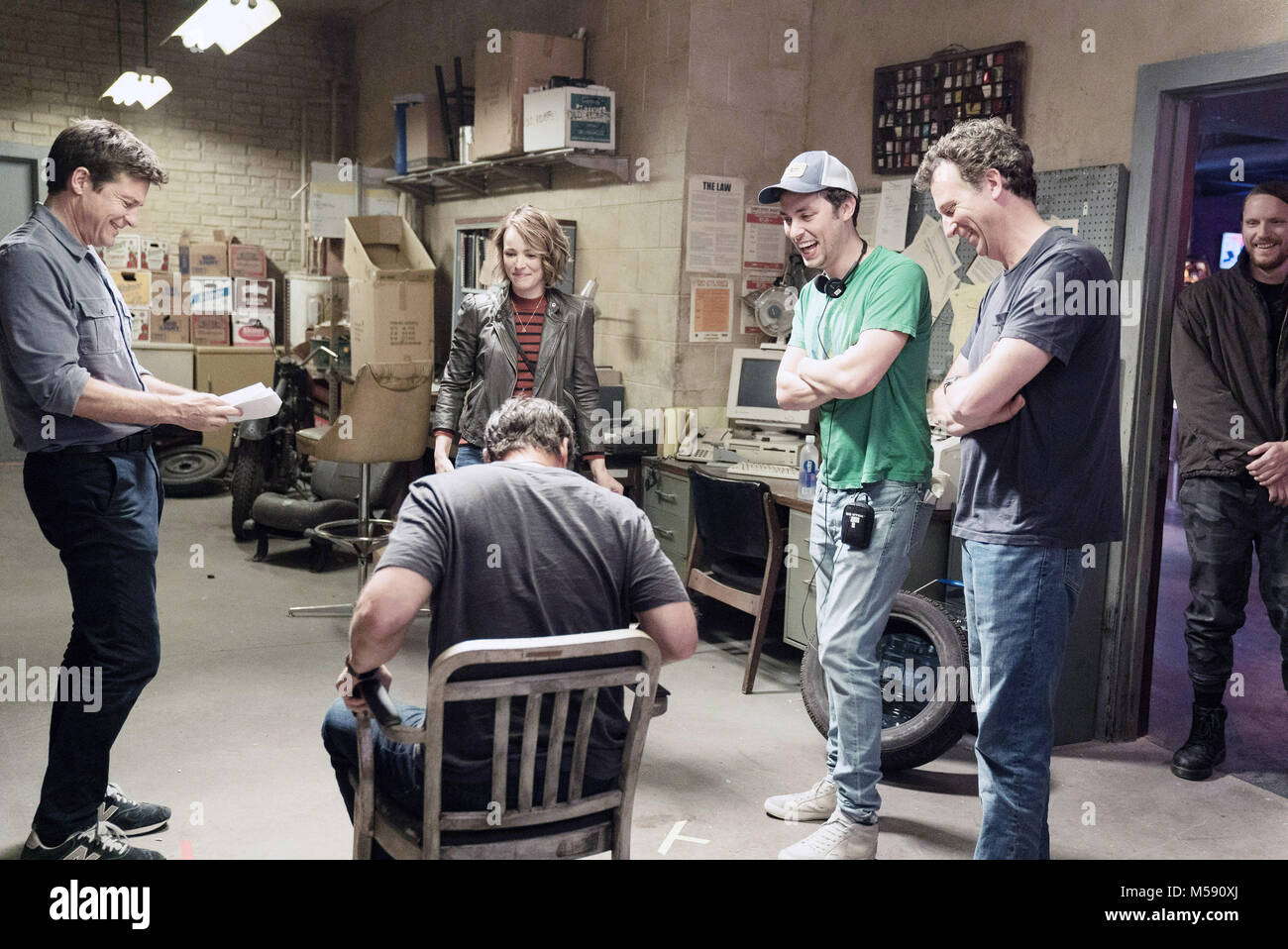 GAME NIGHT, from left, Jason Bateman, Kyle Chandler, Rachel McAdams ...