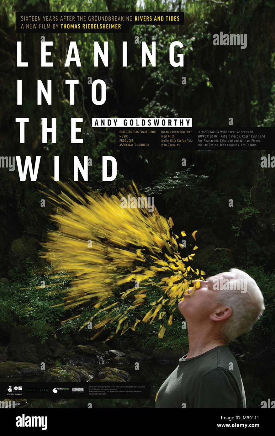 LEANING INTO THE WIND: ANDY GOLDSWORTHY, Canadian poster, 2017 ...