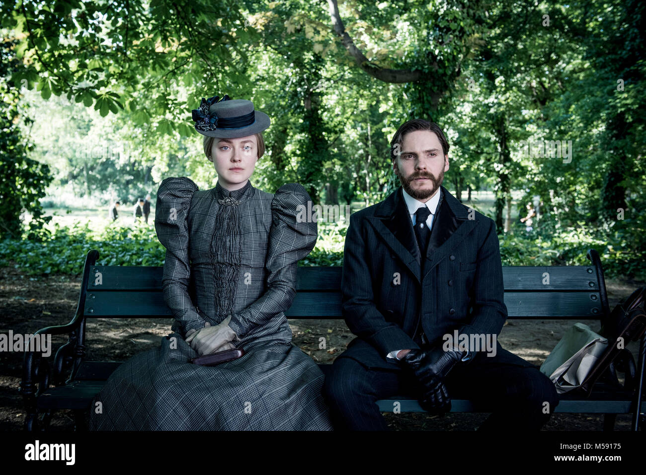 THE ALIENIST, from left: Dakota Fanning, Daniel Bruhl, 'These Bloody ...