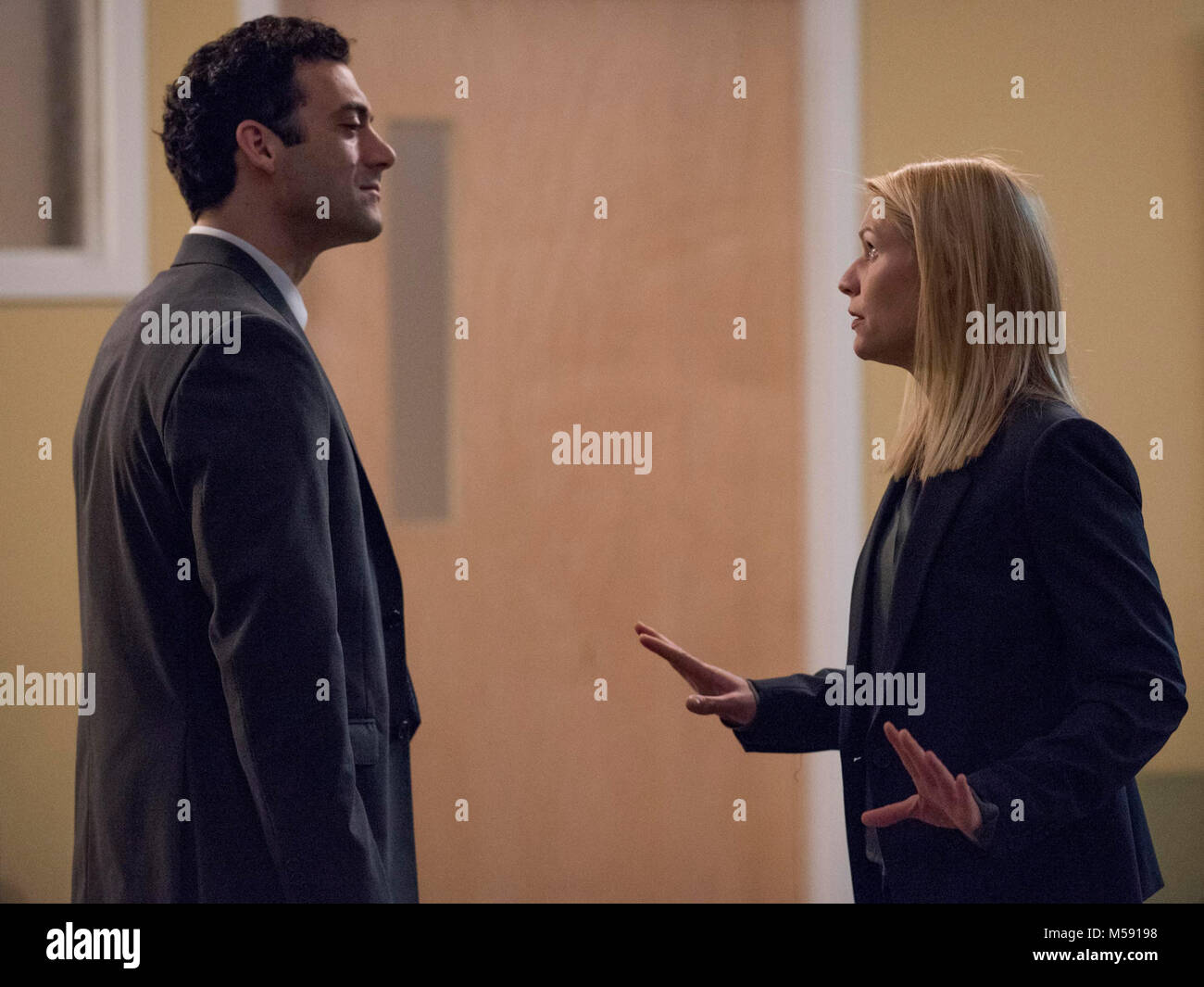 HOMELAND, from left: Morgan Spector, Claire Danes, 'Enemy of the State ...