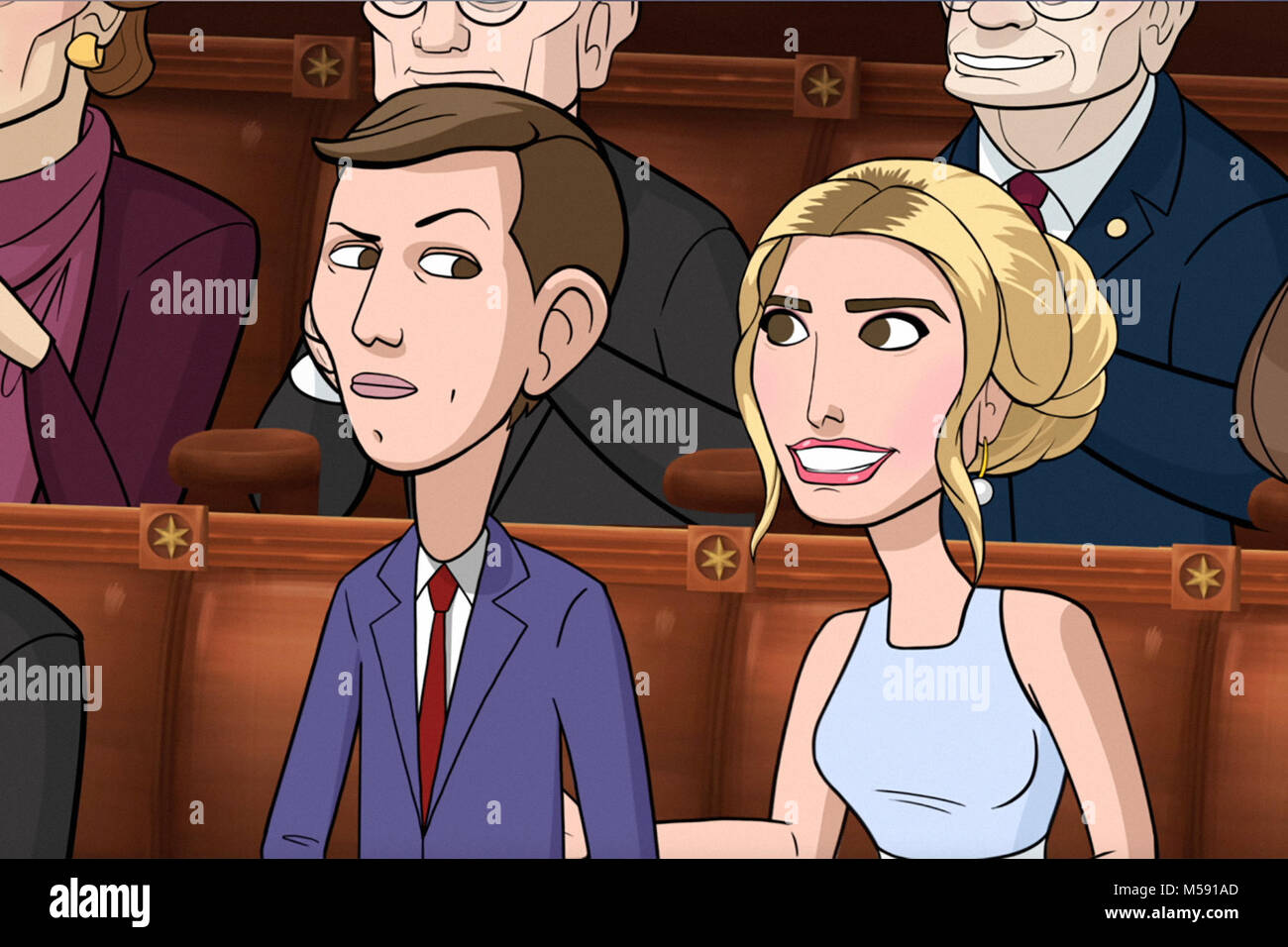 OUR CARTOON PRESIDENT, from left: Jared Kushner (voiced by Griffin ...