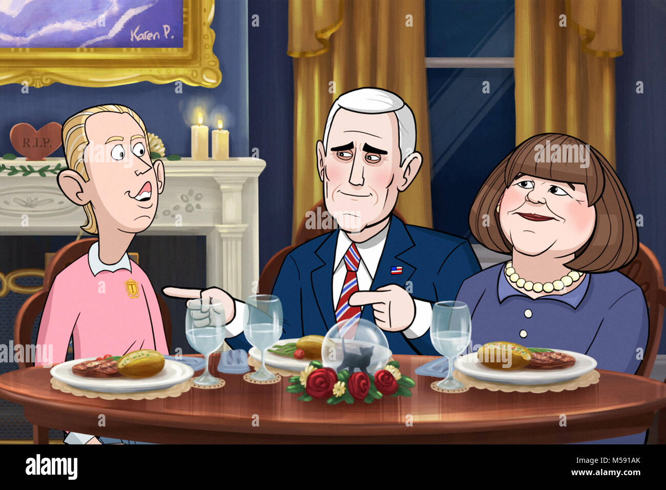 OUR CARTOON PRESIDENT, from left: Eric Trump (voiced by Emily Lynne ...