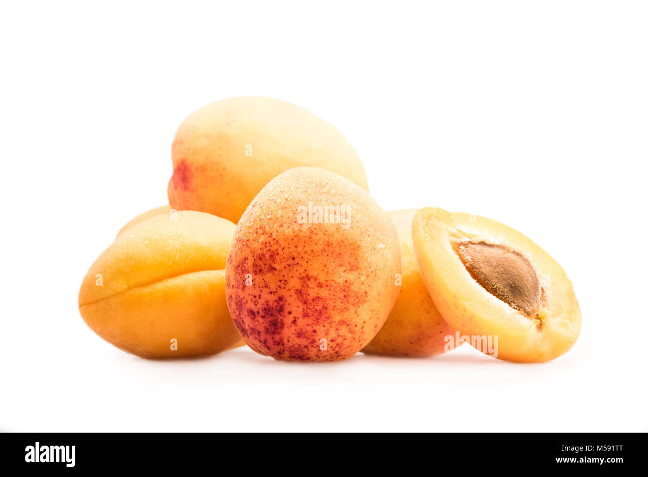 Fresh tasty apricots on hi-res stock photography and images - Alamy