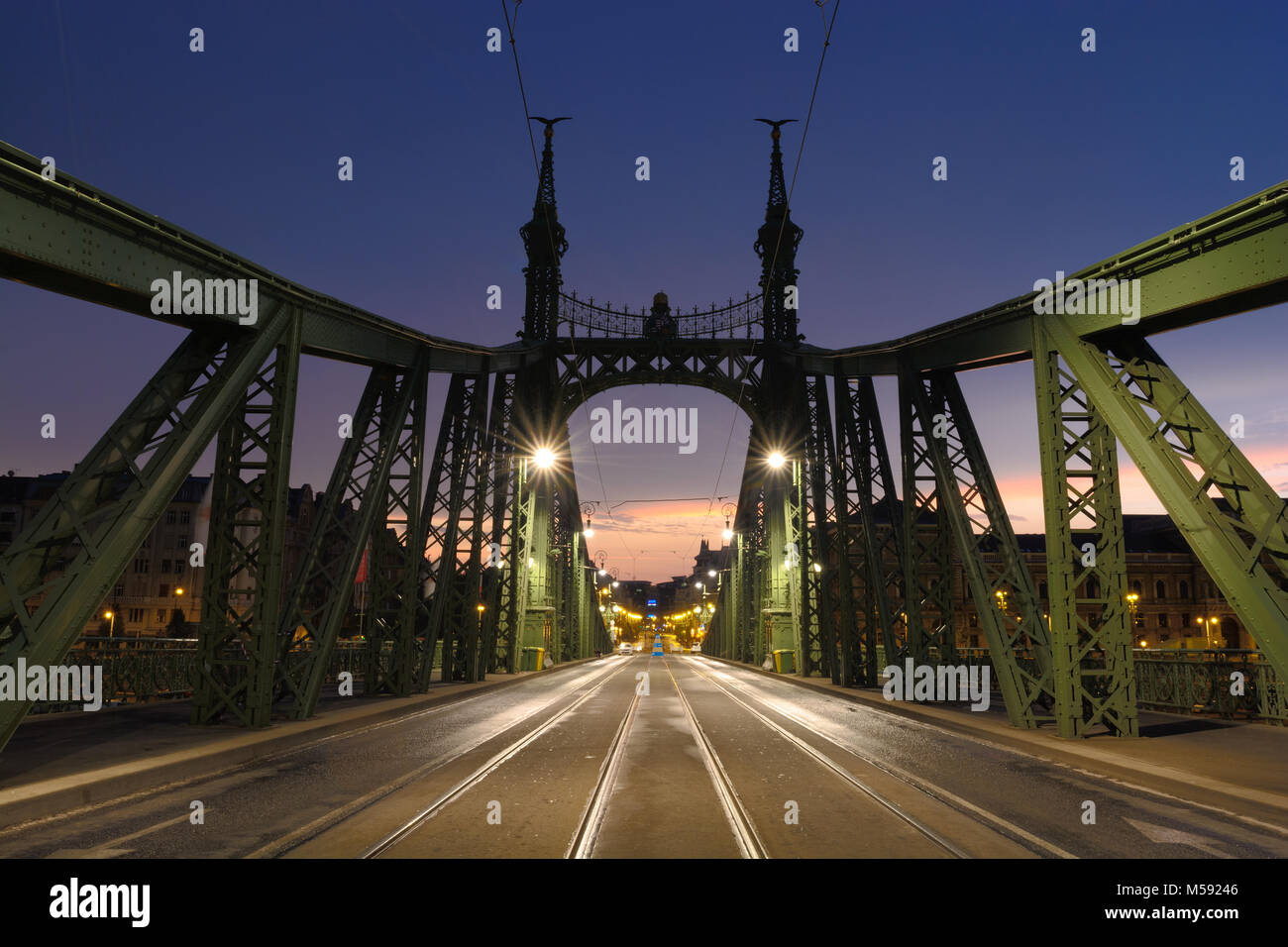 Liberty bridge road hi-res stock photography and images - Alamy