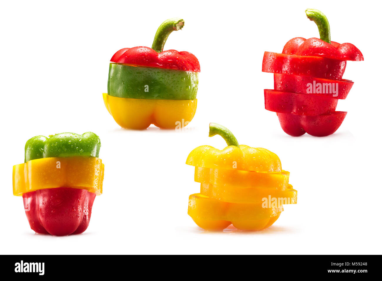collection of bell peppers Stock Photo - Alamy