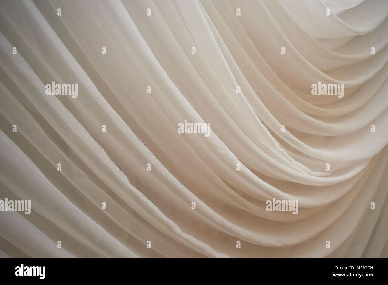 Soft white curtains hi-res stock photography and images - Alamy