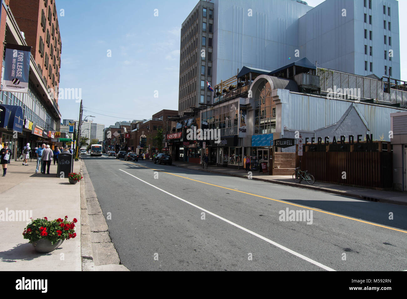 Main street Halifax Nova Scotia Canada Stock Photo - Alamy