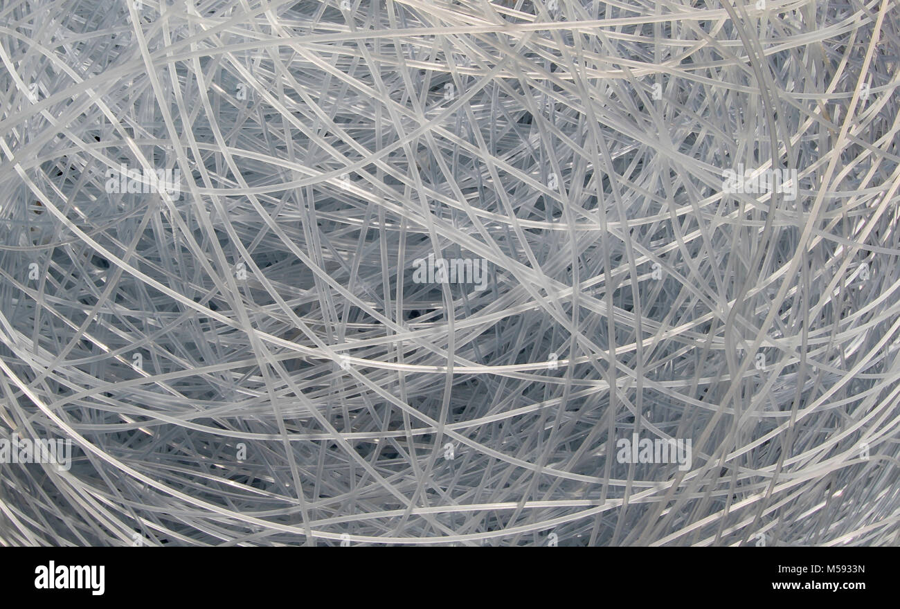 Network in plastic used for fisheries Stock Photo - Alamy