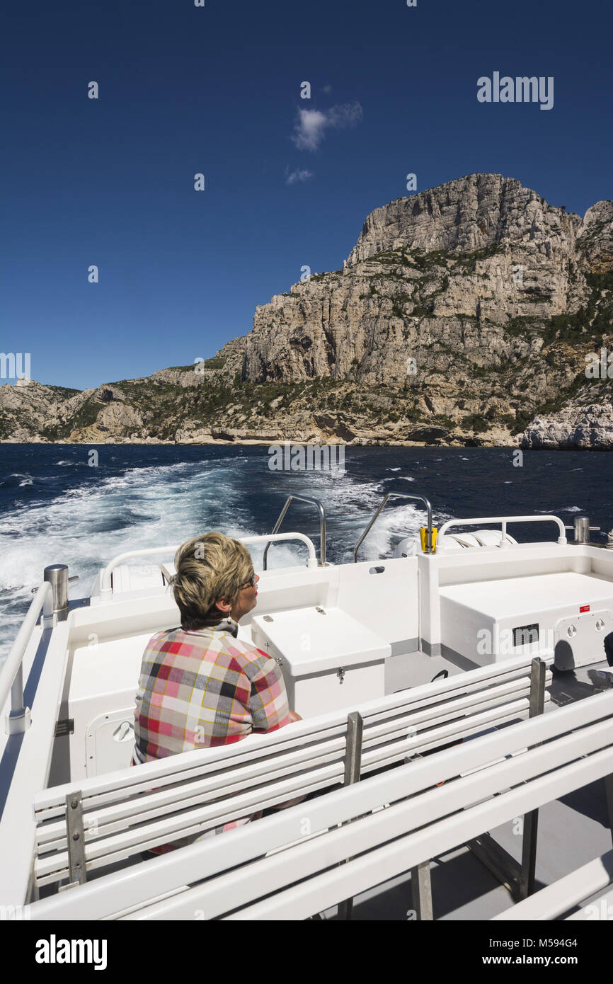 France, Côte d'Azur, Cassis, Calanques boat trip Stock Photo - Alamy