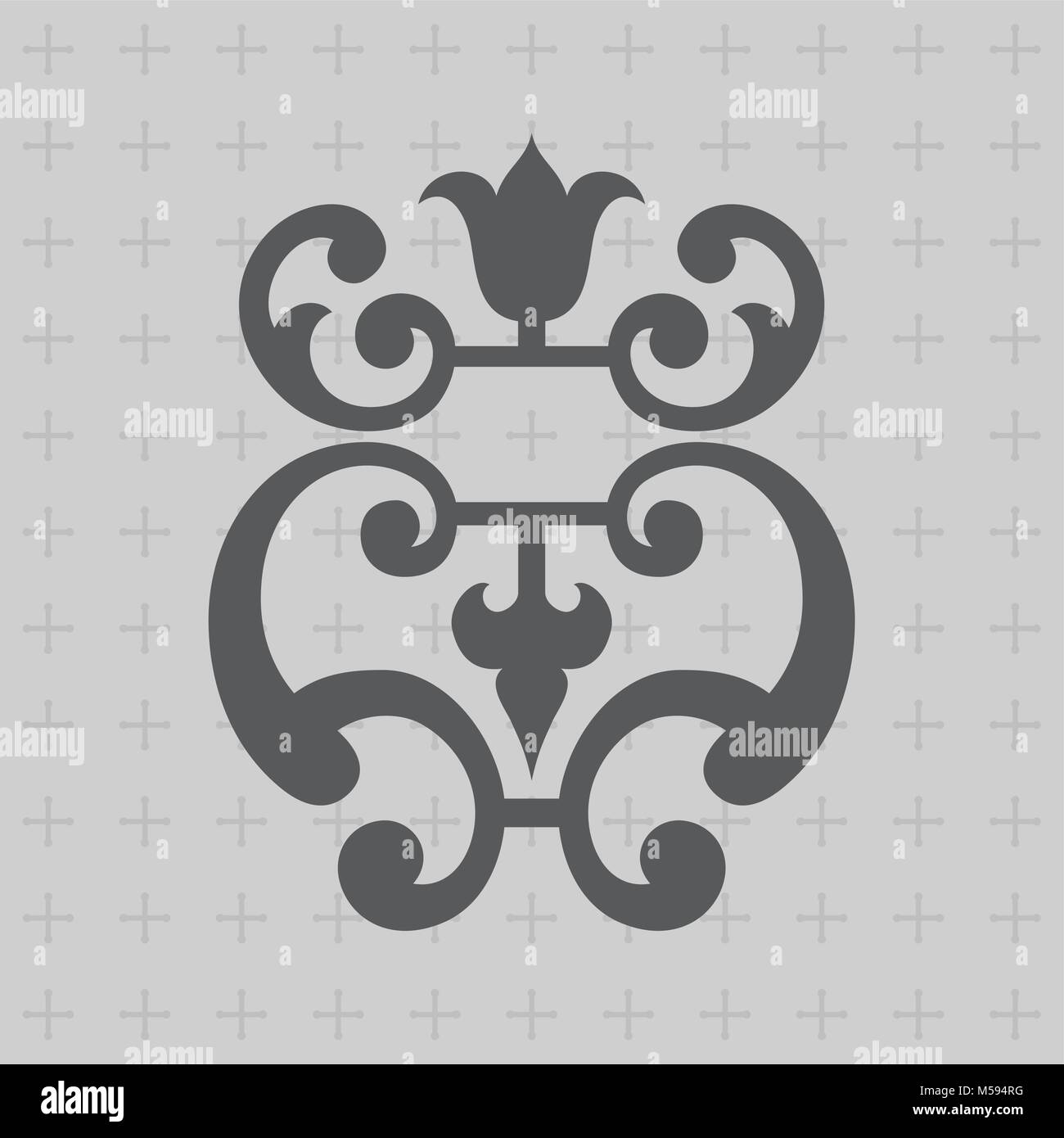Vintage baroque ornament. Retro pattern antique style Stock Vector ...