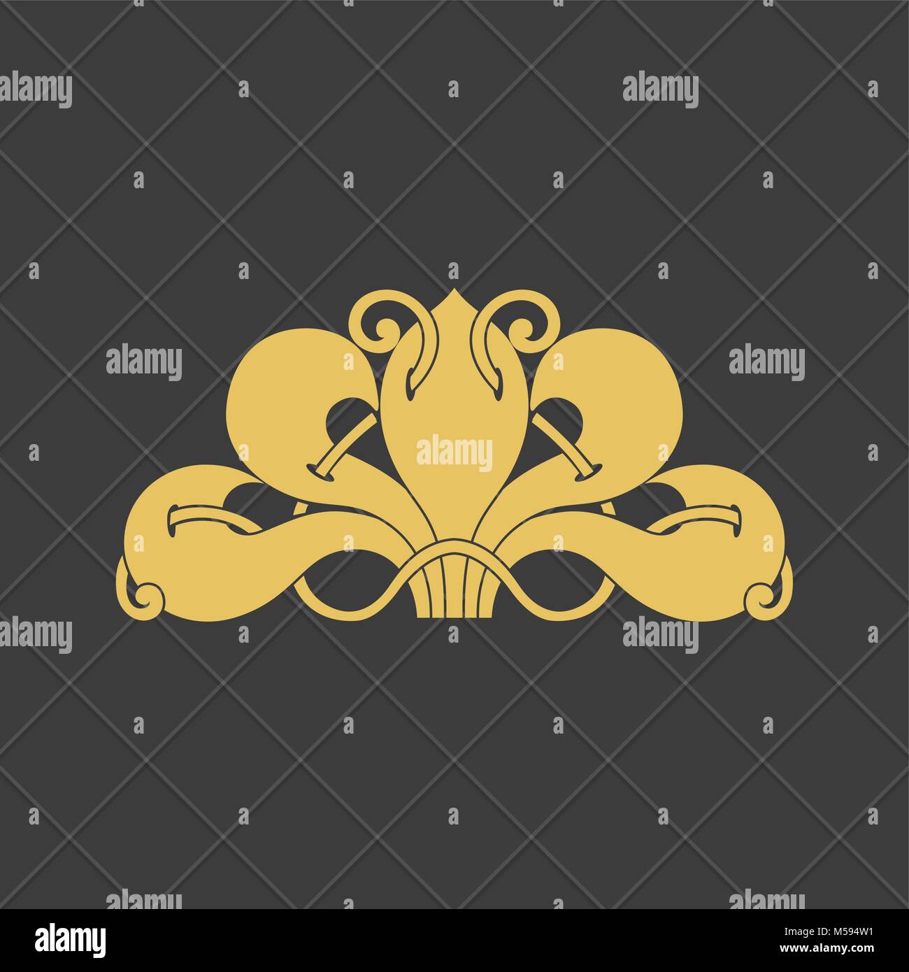 Vintage baroque ornament. Retro pattern antique style Stock Vector ...