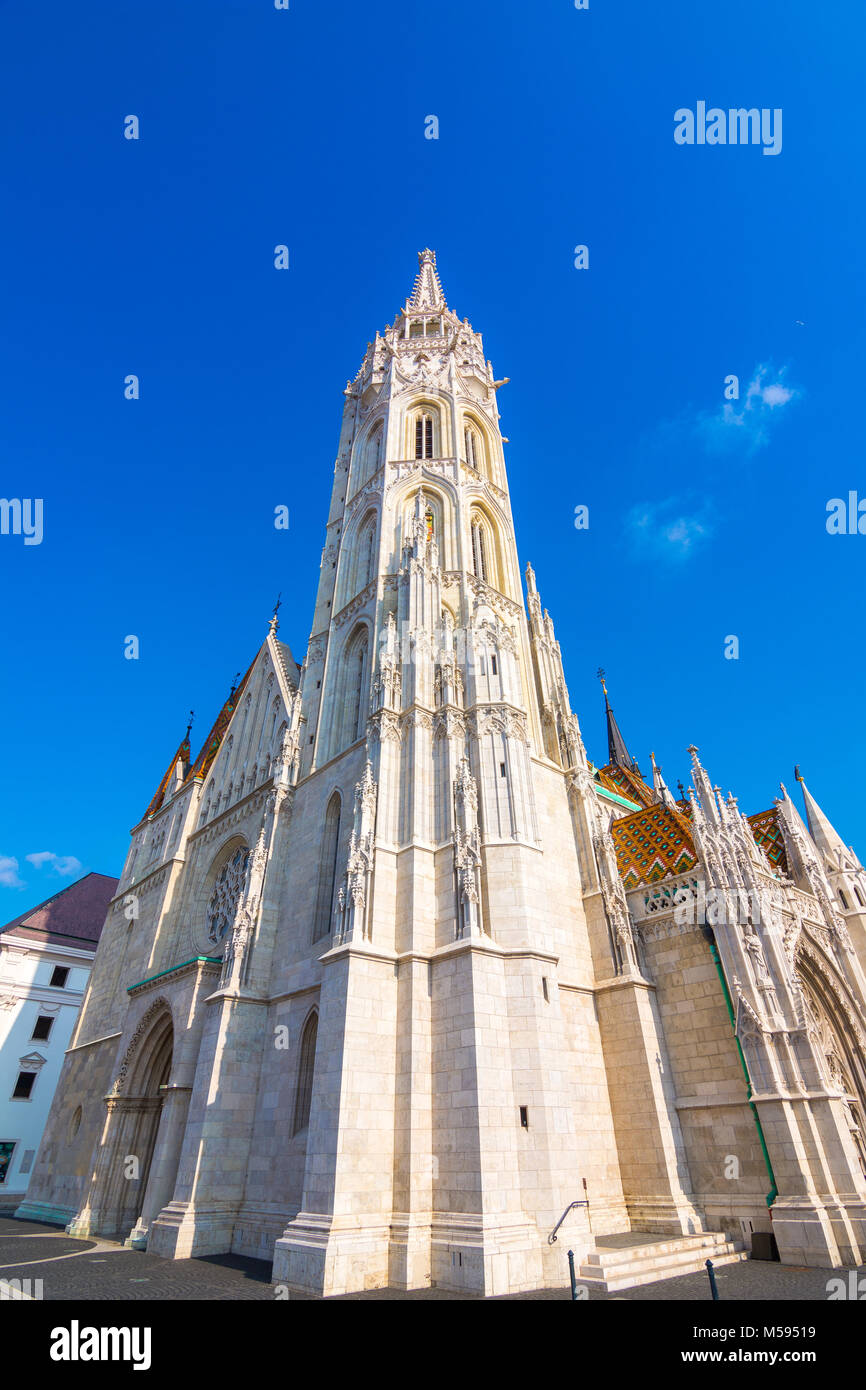 St. Matthias Church in Budapest. One of the main temple in Hungary ...