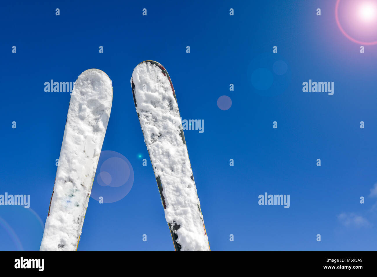 Blue flares hi-res stock photography and images - Alamy