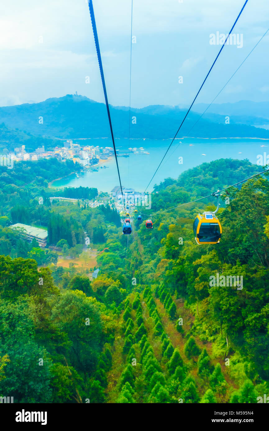 The Sun Moon Lake Ropeway is a scenic gondola cable car service that ...