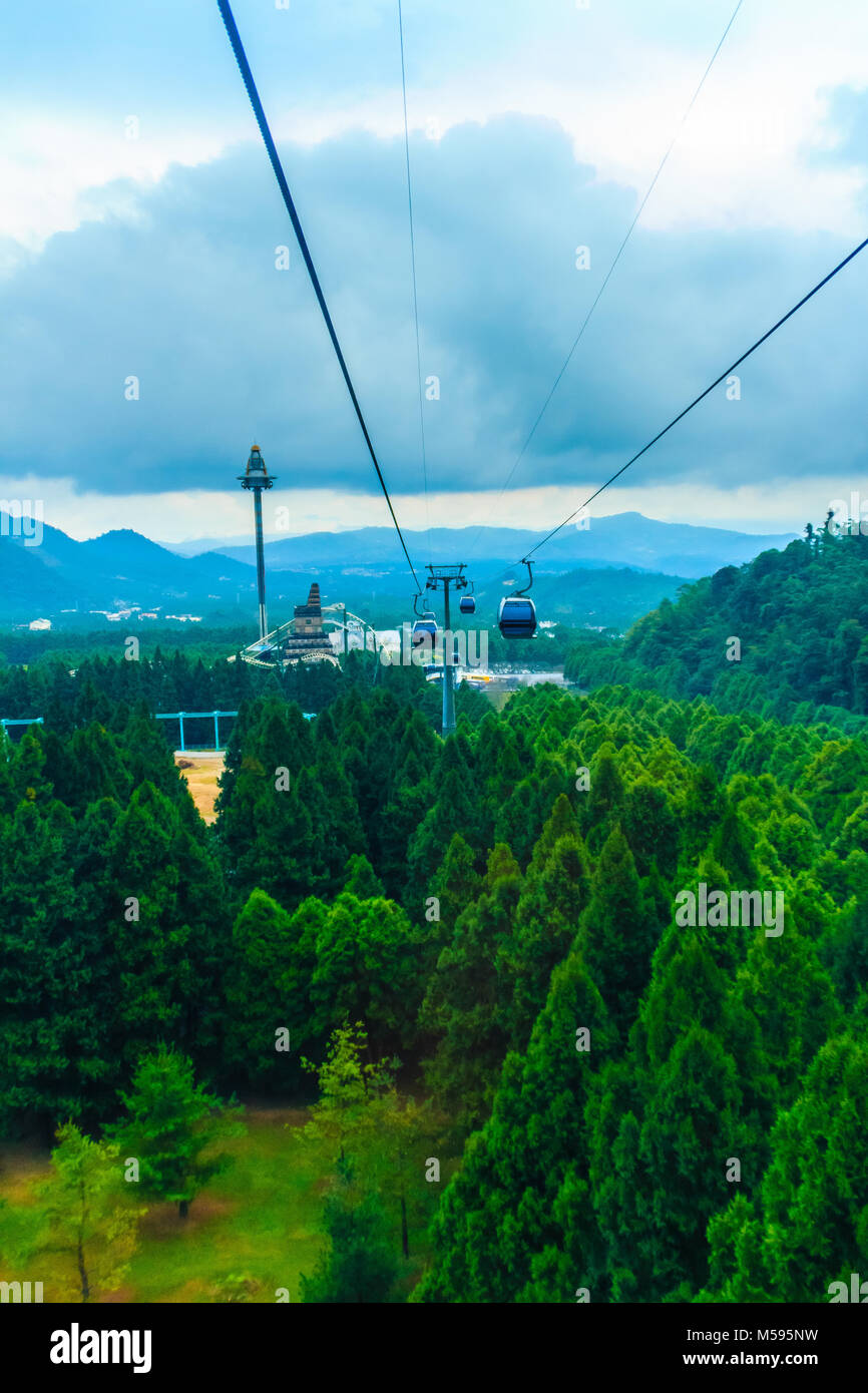 The Sun Moon Lake Ropeway is a scenic gondola cable car service that ...