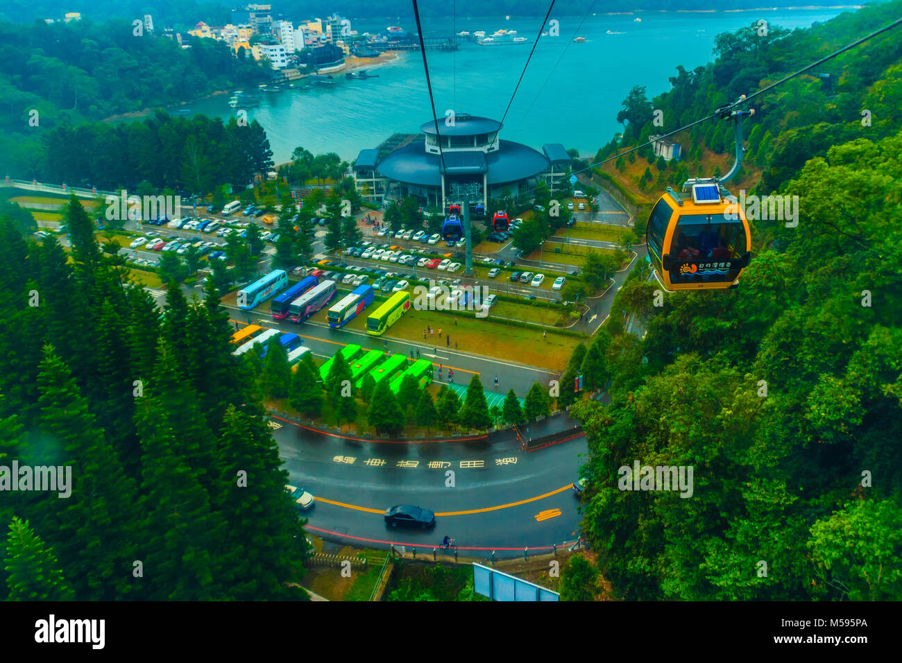 The Sun Moon Lake Ropeway is a scenic gondola cable car service that ...