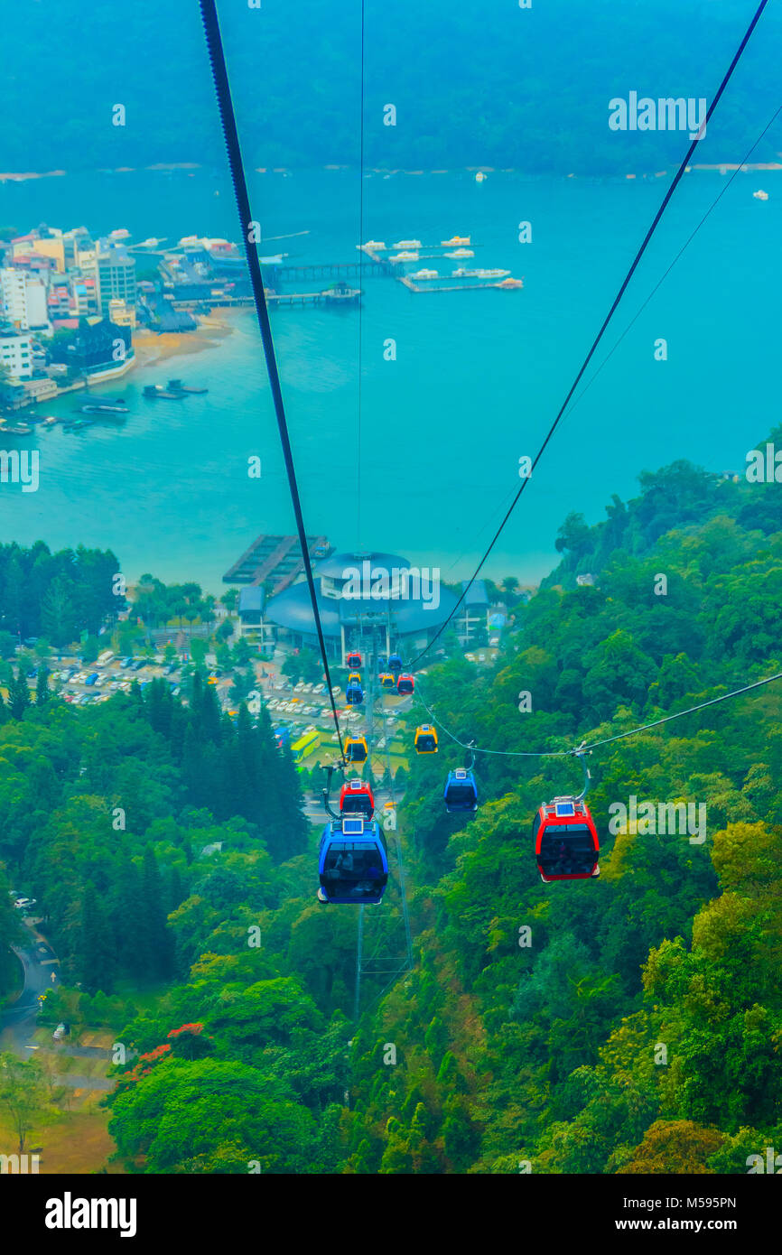 The Sun Moon Lake Ropeway is a scenic gondola cable car service that ...
