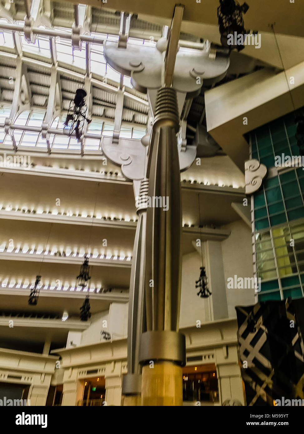 Taipei, Taiwan - November 22, 2015: Taipei 101 tower, view of the ...
