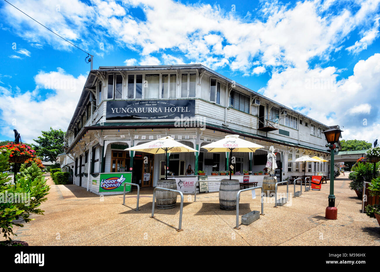 Old Historic Yungaburra Hotel, 1910, Yungaburra, Atherton Tablelands ...