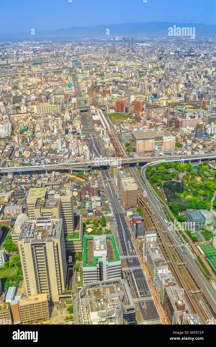 Osaka train station aerial hi-res stock photography and images - Alamy
