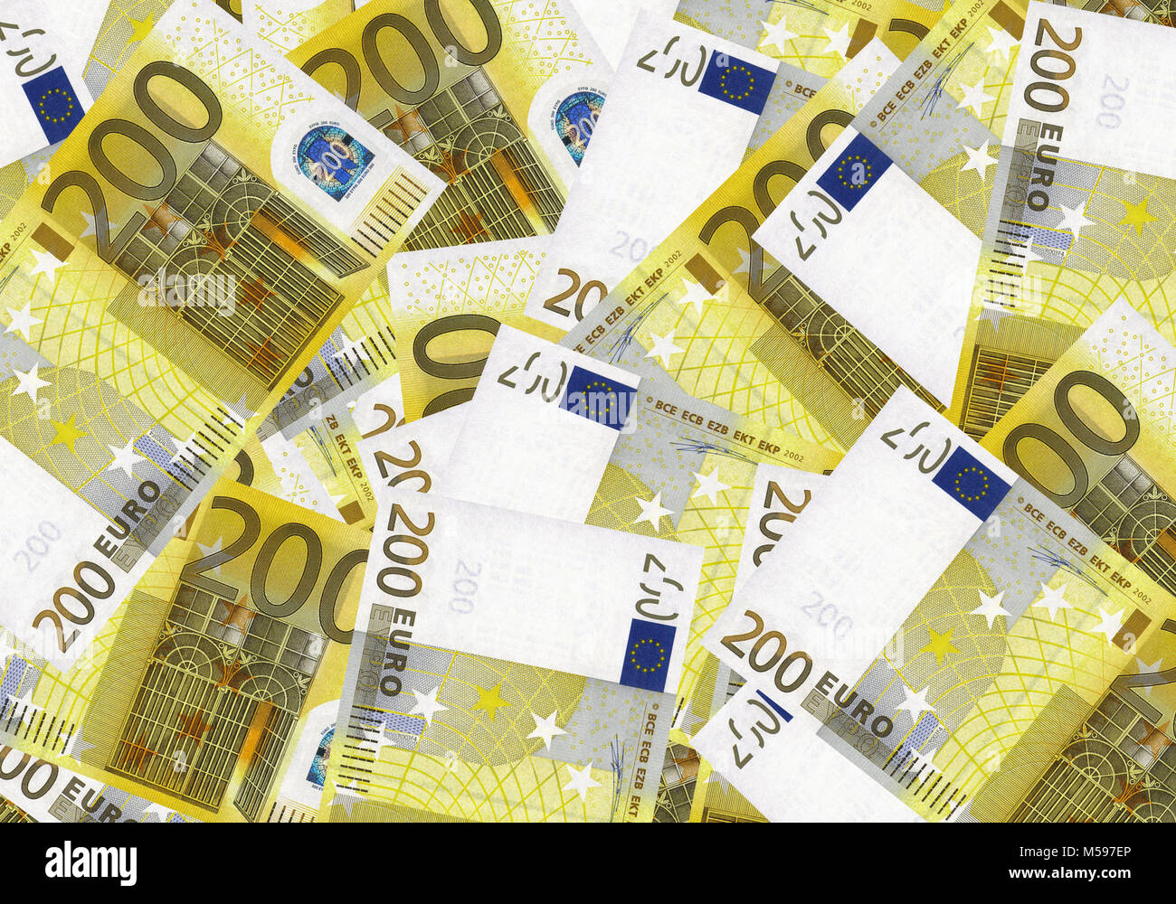 200 euro cash background money financial concept Stock Photo - Alamy