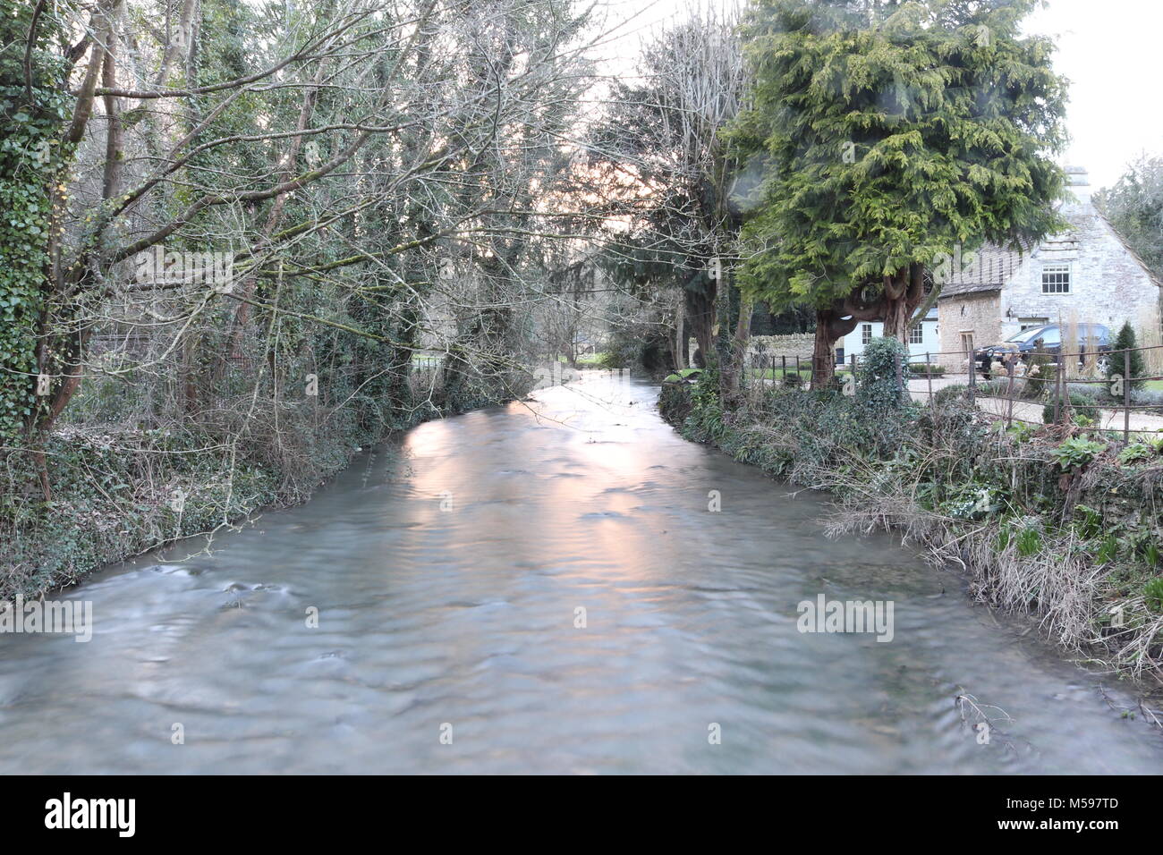 River in Castle Combe Stock Photo - Alamy