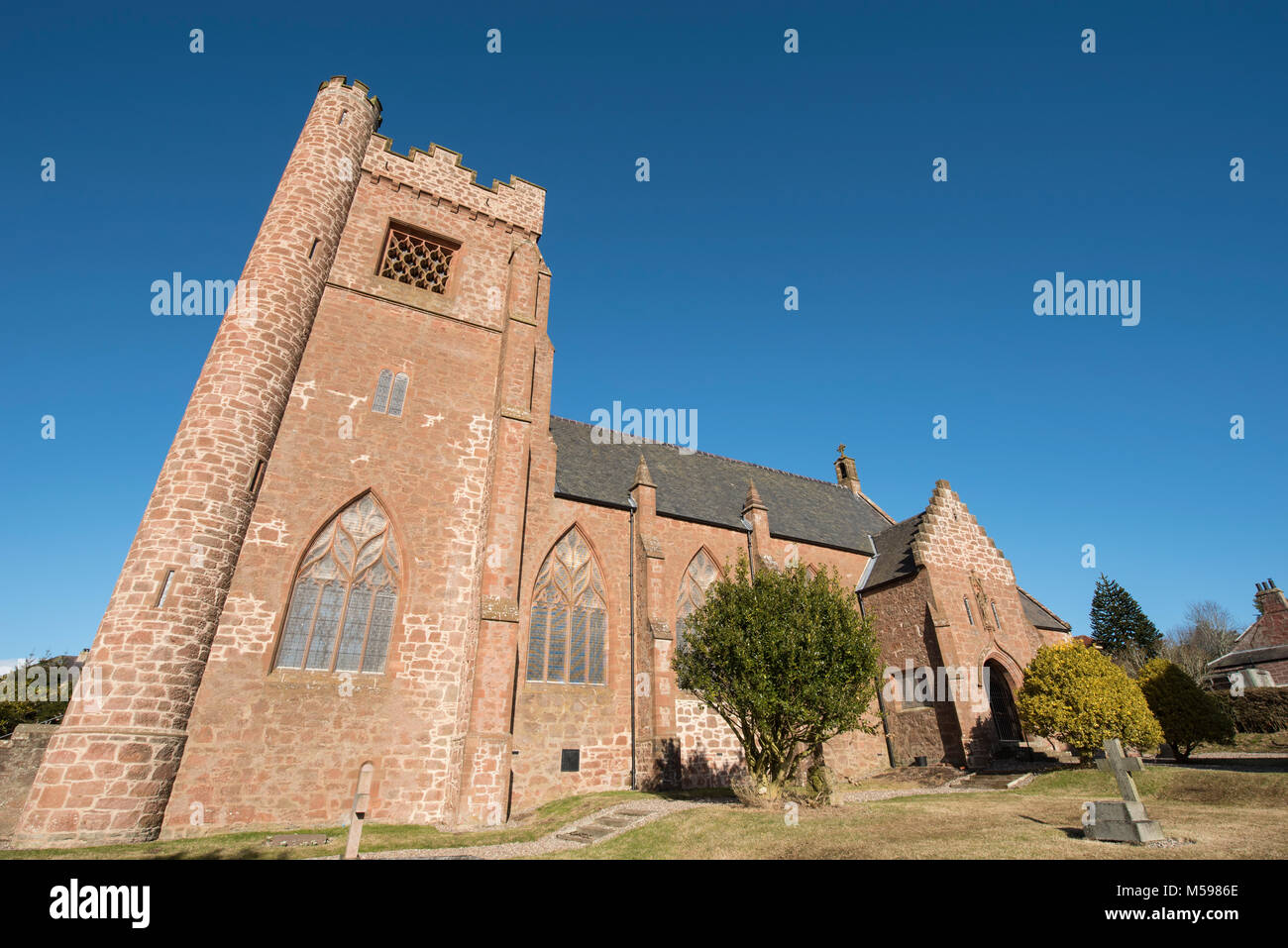 St. Mary's Episcopal Church, Kirriemuir, Angus, Scotland Stock Photo ...