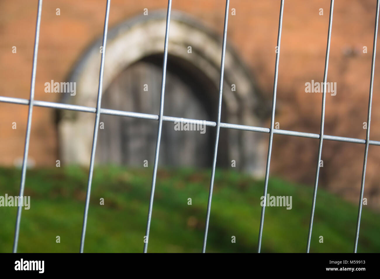 Safety scaffolding door hi-res stock photography and images - Alamy