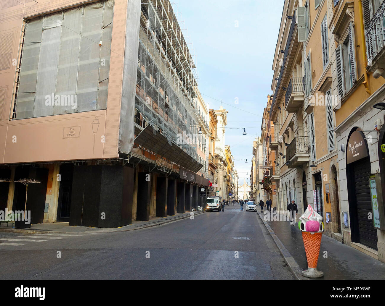 Via del Corso Rome Stock Photo - Alamy