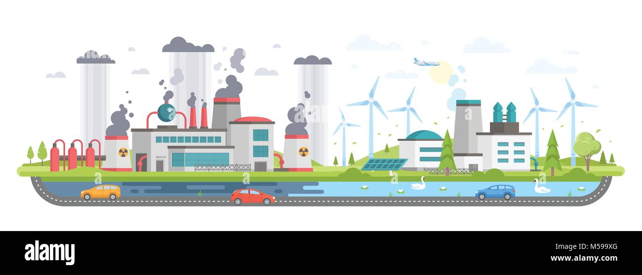 Polluted Stock Vector Images - Alamy