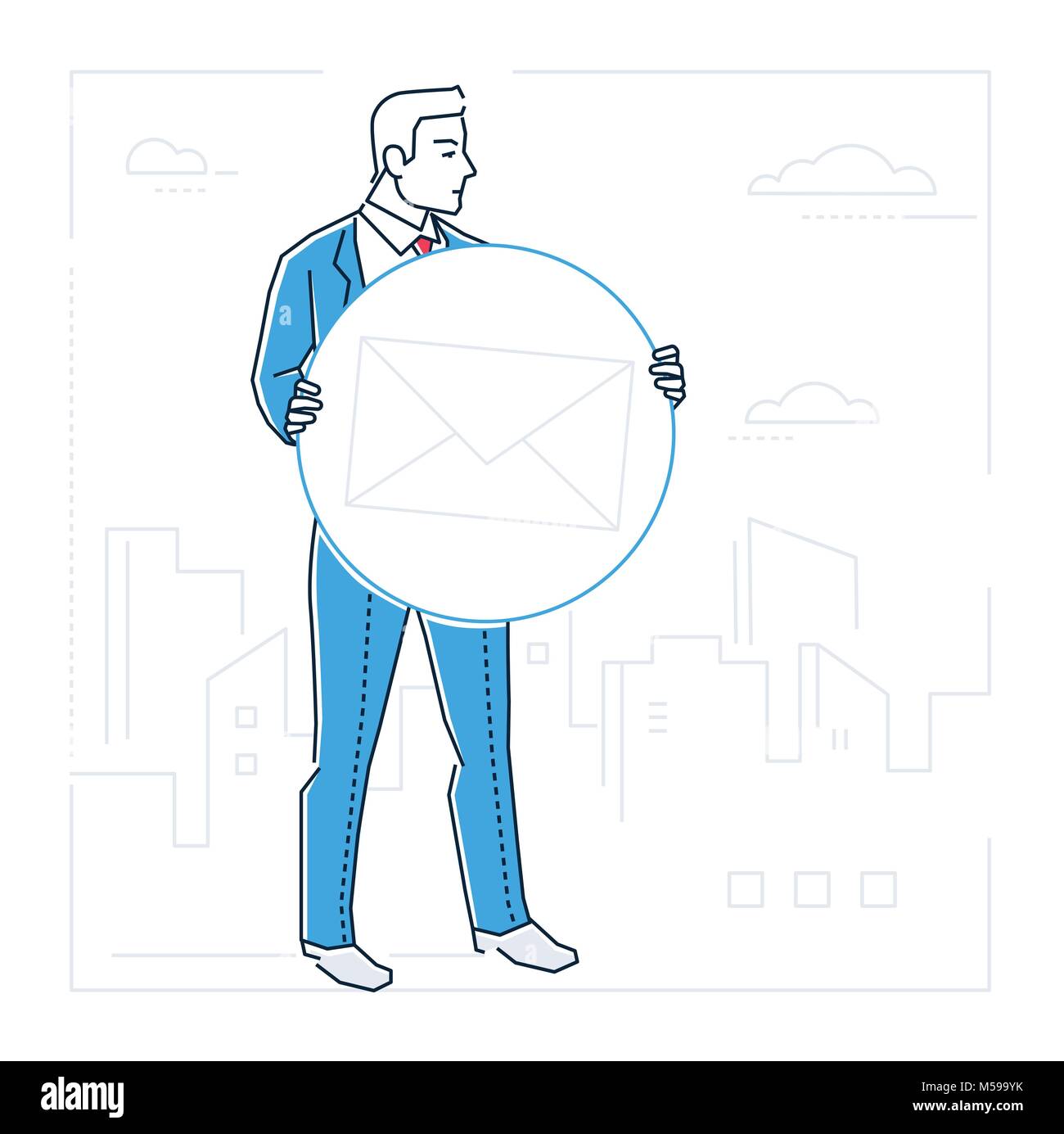 Official correspondence Stock Vector Images - Alamy