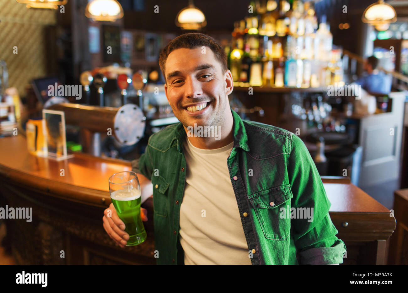 Man drinking pint of beer hi-res stock photography and images - Alamy
