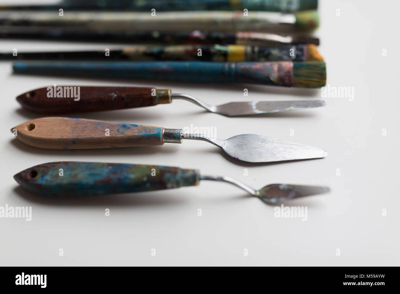 Painting spatula hi-res stock photography and images - Alamy
