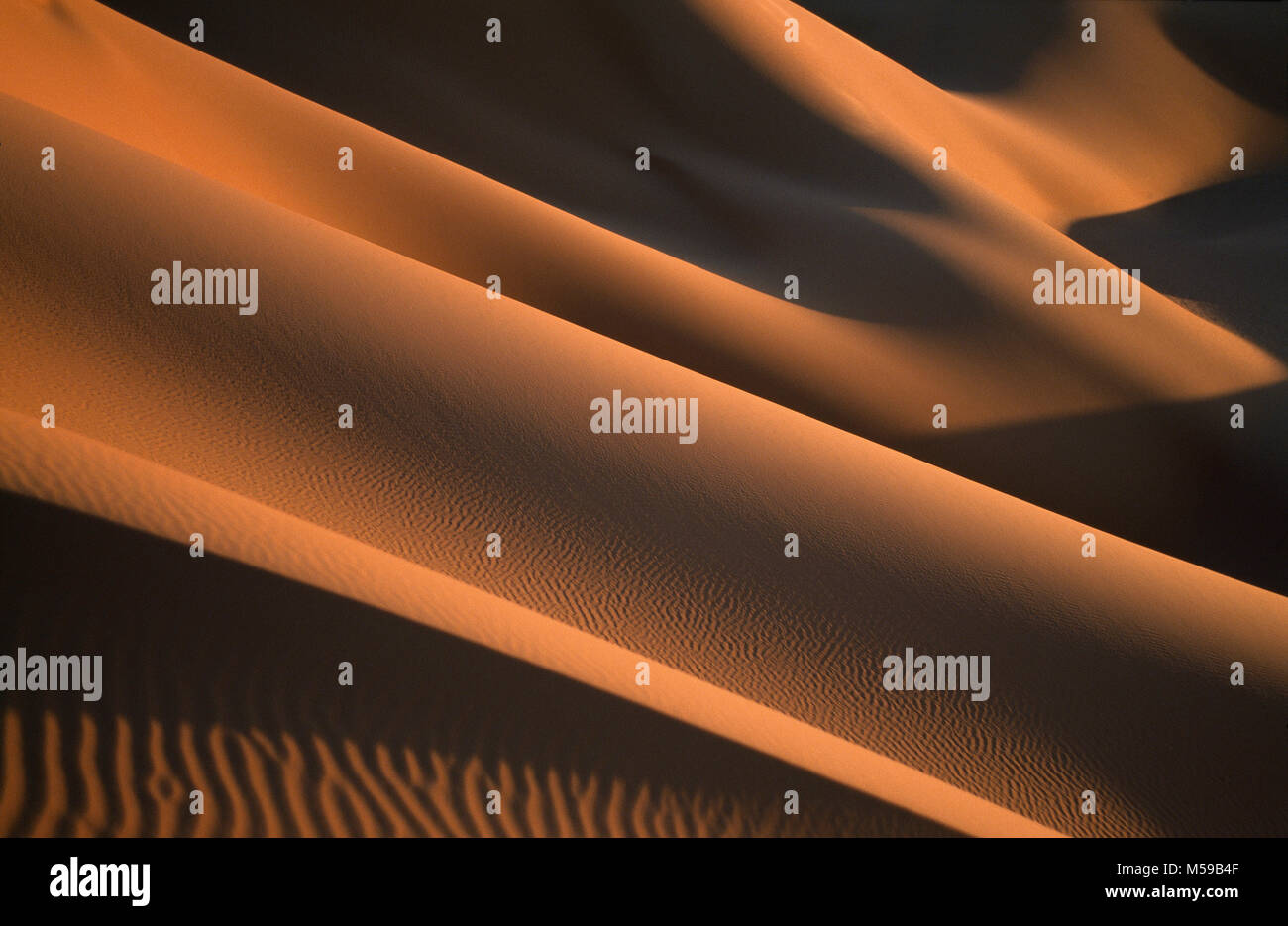 Libya. Near Ghat. VAN CASA sand sea. Sahara desert. Sand dunes Stock ...